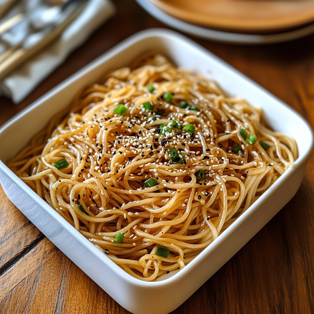Garlic Sesame Noodles – My Savory Delights