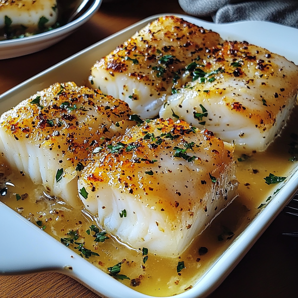 Garlic Butter Cod – My Savory Delights