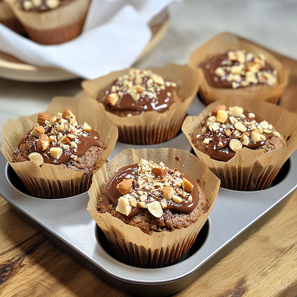 Nutella Hazelnut Muffins – My Savory Delights